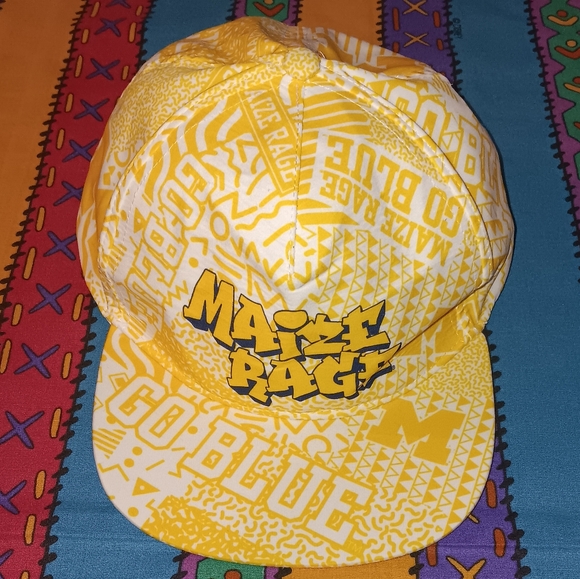 NCAA | Accessories | Michigan Wolverines Maize Rage All Over Print ...